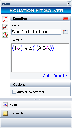 Equation Fit Solver