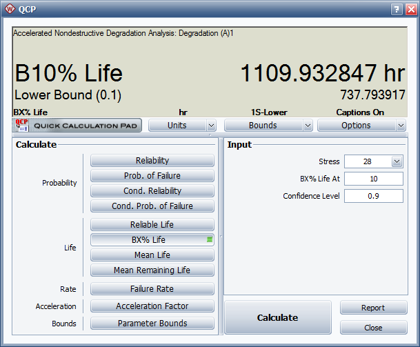 ALTA Degradation Analysis Example
